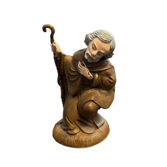 Vintage | Holiday | Vintage Plastic Christmas Nativity Joseph Figurine ...
